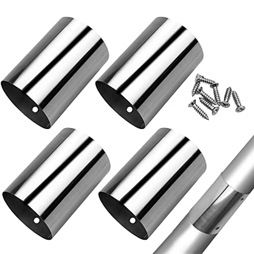 4Pcs 50mm Stair Handrail Connection Joint,Ultra-Thin 0.4mm Stainless ...