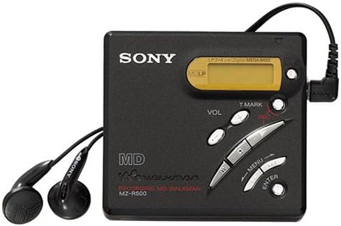 Sony MZ-R500/B Portable Mini Disc Player : Amazon.co.uk: Electronics ...