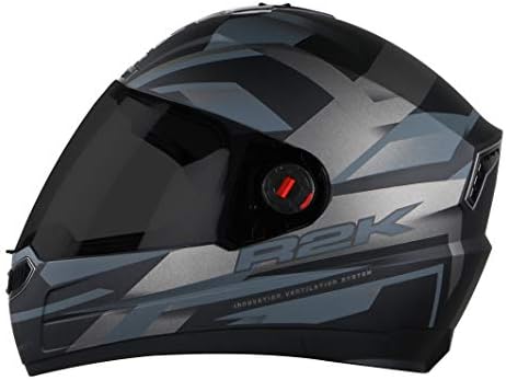 Steelbird SBH-40 Cyber ISI Certified Full Face Graphic Helmet for Men ...