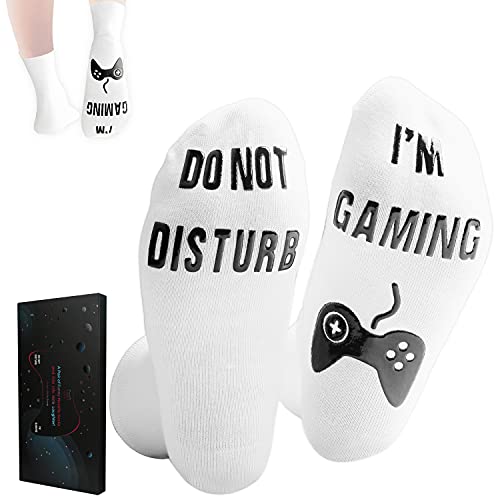 Snapklik.com : Do Not Disturb Im Gaming Socks, Gaming Sock Novelty Gift ...
