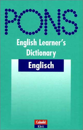 PONS Wörterbuch : Cobuild English Learner's Dictionary : Amazon.de: Bücher