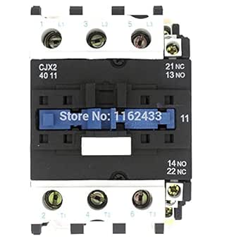CJX2-4011 40A AC 36V 3P NO + NC contactor CJX2-40 LC1-D40 Series 36VAC AC contactor: Amazon.com ...