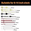 Amazon.com: 16 Set Aluminum Sweeping Silent Clock Hands, 5.5mm ...