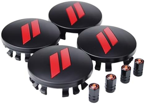 Amazon.com: (Set of 4) 63mm=2.5 inches // Slash Wheel Center Caps ...