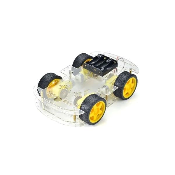 4WD Four Wheel Drive KIT - A Smart Robot CAR with Chassis : Amazon.in ...