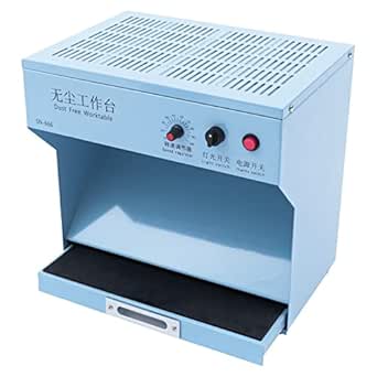 Dust-Free Working Table with LED Lights Laminar Flow Hood Mini Dust ...