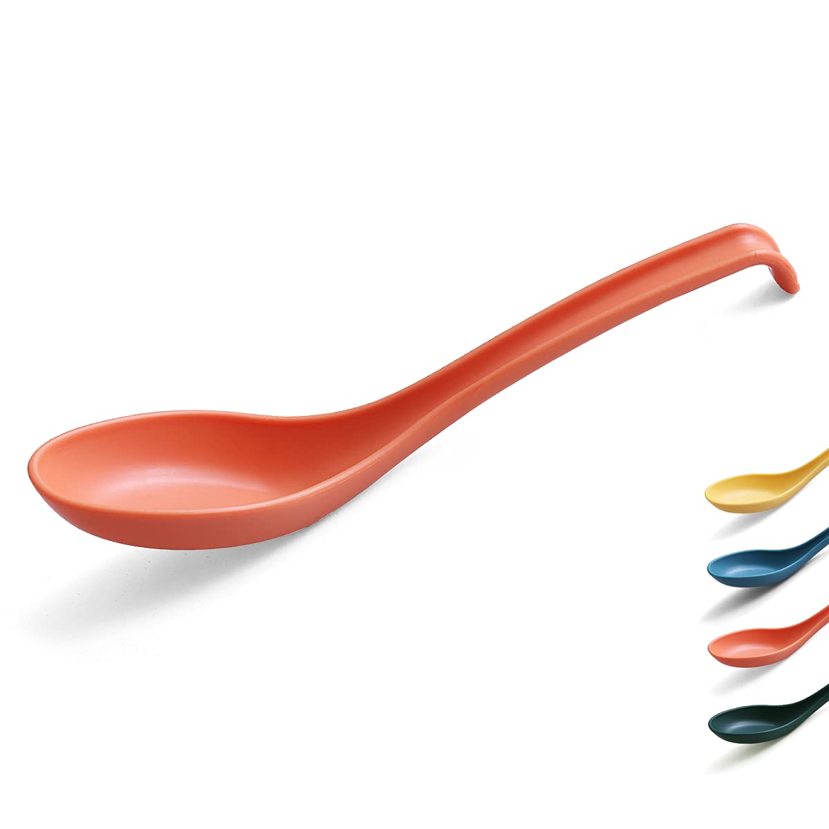 Amazon.com: Evanda Soup Spoon, Made of Food Grade PP, BPA Free,ECO ...