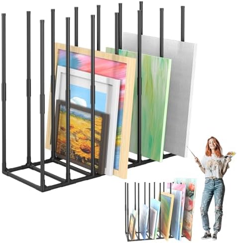 Amazon.com: wasoyun Large Art Storage Rack, Art Drying Rack, Art Canvas ...