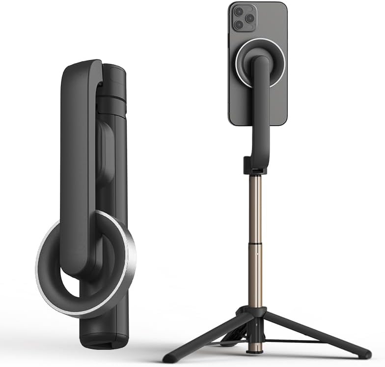 Amazon.com: vimitty Magnetic Selfie Stick Tripod with Remote,54" Phone ...