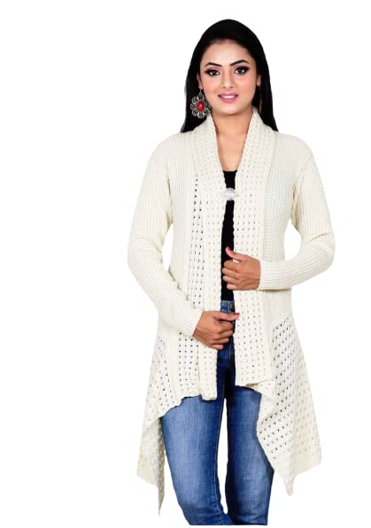 Buy Bollywood Women's Woolen Winter Wear Cardigan Ladies Hair Woolen ...