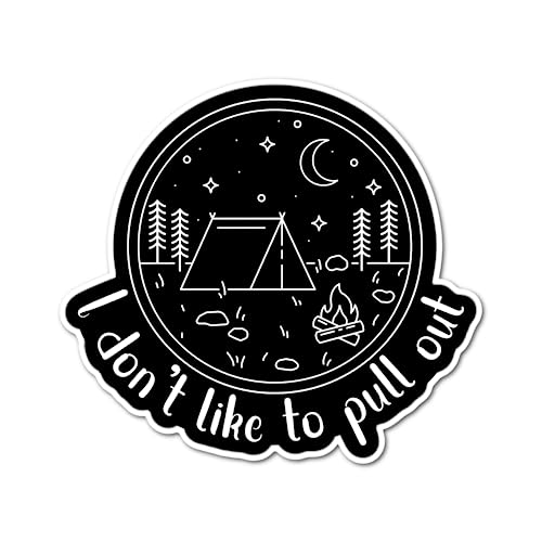 Amazon.com: 3" I don't like to pull out Laminated Sticker Orange yellow ...