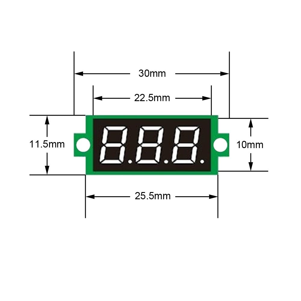 Digital Temperature Display W1088 Dual LED Digital Temperature Sensor