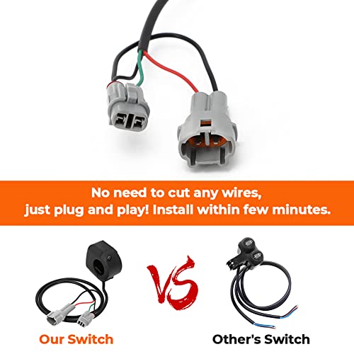 Snapklik.com : MOTOQUEEN Headlight Kill Switch For Sur Ron Segway X260 ...