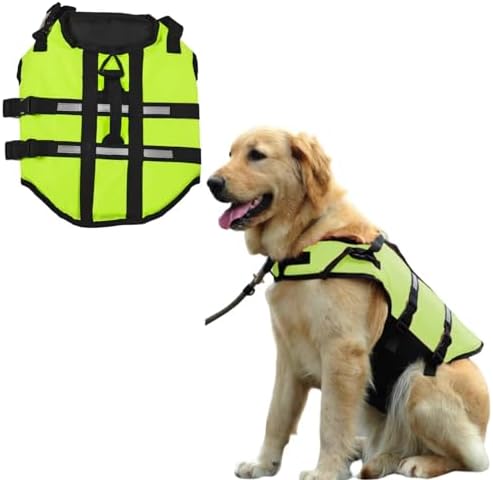 Amazon.com : MANON ROSA Dog Life Jacket Dog Lightweight Life Vest with ...