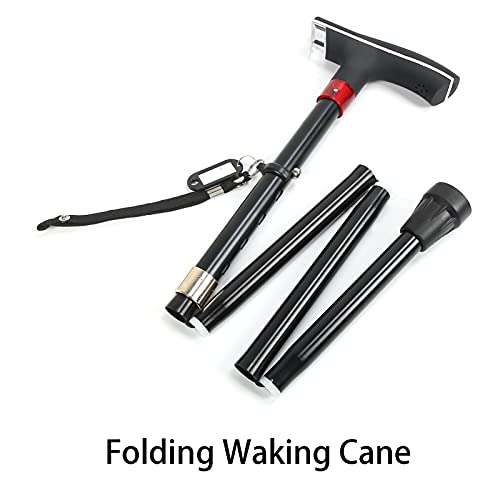 Adjustable Walking Sticks, Elderly Walking Stick with Led Light and ...