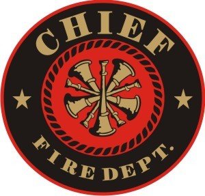 Amazon.com: Fire Chief Decal - Round : Automotive
