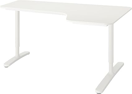 Amazon.com: IKEA BEKANT Corner Desk Right, 160x110 cm, White : Home ...