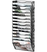 Solinxe Desk Stationery Tidy Organiser Paper Letter Tray 5 Tier Wall ...