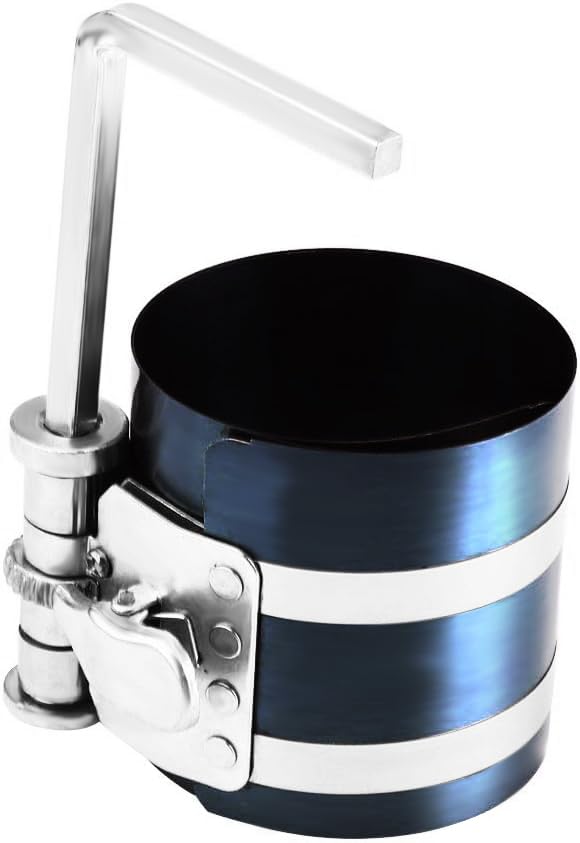 Snapklik.com : 3 Inch Piston Ring Compressor Tool, Adjustable Ratchet ...