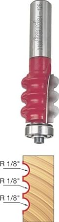 Amazon.com: Freud 84-126: 1/8" Radius Triple Beading & Fluting Bit with ...