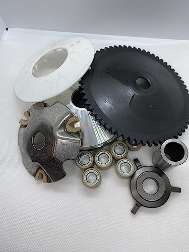 Amazon.com: 50cc scooter clutch / 50cc Complete Variator Kits CVT for ...