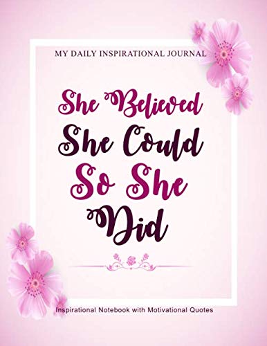 Amazon.com: My Daily Inspirational Journal : Inspirational Notebook ...