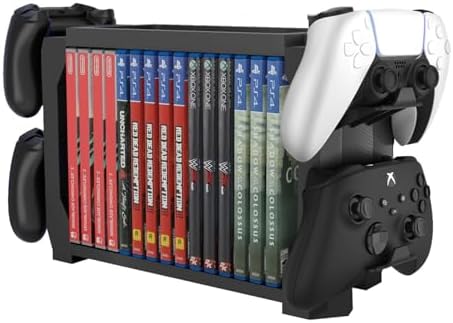 Amazon.com: Bestswitch PS4 Multi Functional Storage Stand And Disc ...