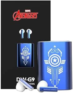Captain America Bluetooth 5.3 Headphones with Mechanical Lift and Noise ...