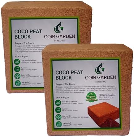 Cocogarden Cocopeat Block for Plants 5kg - Organic Coco Peat Brick ...