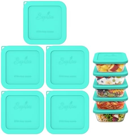Amazon.com: Sophico Silicone Storage Cover Lids Replacement for Pyrex ...
