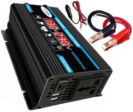 Inncen Car Inverter 4000W 12V to 220V LED Car Power Inverter Converter ...