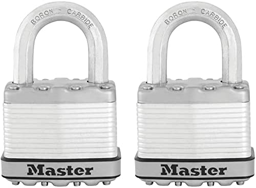 MASTER LOCK Pack of 2 Very High Security Padlocks, Security Level 9/10 ...