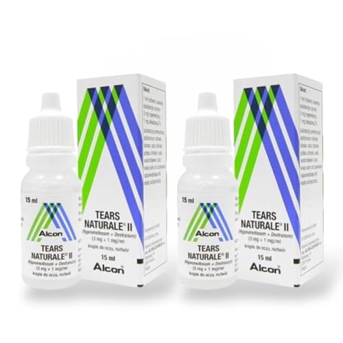 Alcon Tears Naturale II Lubricant Eye Drops 15ml .2 Packs 15 ml Each in ...