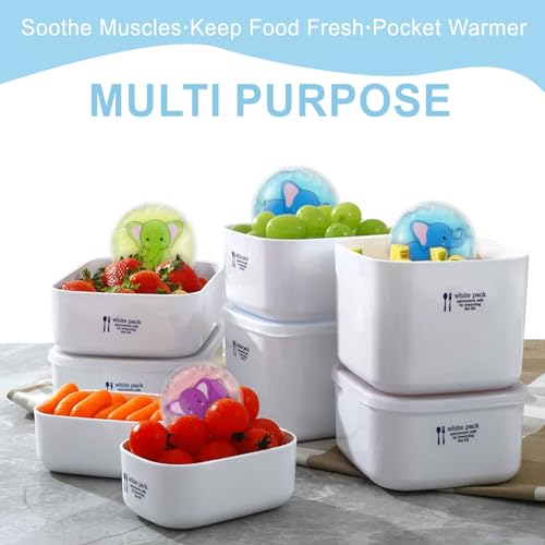 Snapklik.com : 3 Packs Kids Ice Packs, Toddler Elephant Ice Pack ...