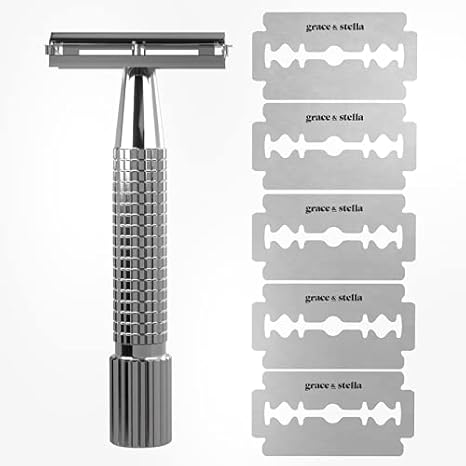 Amazon.com: Swedish Platinum Bladed Double Edge Razor Kit for Zero ...