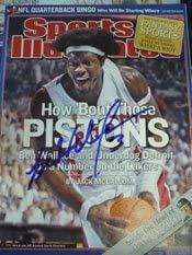 Ben Wallace Autographed Magazine: unknown author: Amazon.com: Books