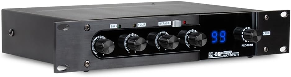 Amazon | summina プロフェッショナルカラオケミキサーリバーブレーター99 DSPデジタルオーディオエフェクター立体音響効果KTVマイクBT残響エフェクターステージパフォーマンス ...