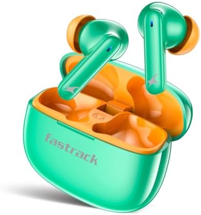 Fastrack Fpods FX101|BT5.4 TWS Earbuds, 40Hrs Playtime, Quad mic ENC ...