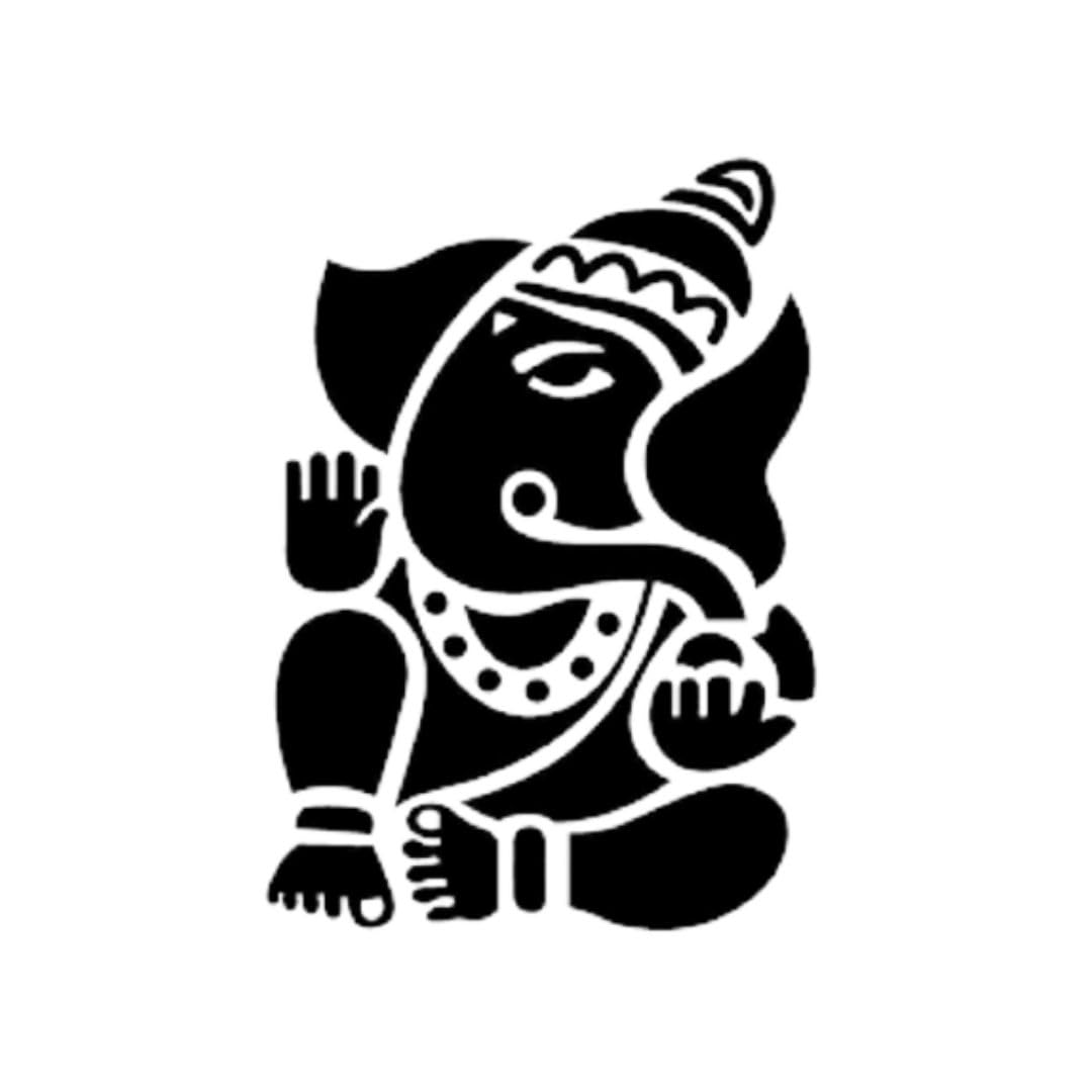 NGAA Ganesh Car Back Hood Vinyl Sticker | Easy to Stick : Amazon.in ...