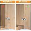 DH DEPPONHARDWARE 10 Pack Soft Close Hidden Spring Hinges, No Slot ...