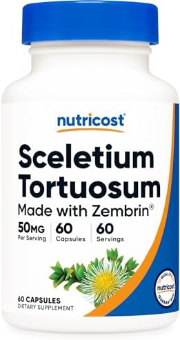 Amazon.com: Kanna Extract Supplement (Sceletium Tortuosum) - 50mg Per ...