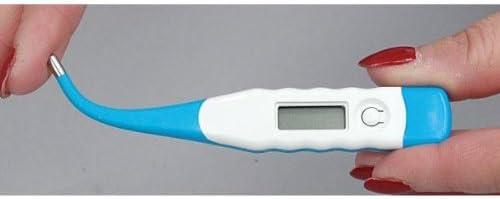Amazon.com: Amazon Basic Care Temple Touch Digital Thermometer, White ...