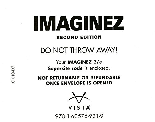 Imaginez 2nd Edition Supersite Code - CODE ONLY (Imaginez): Vista ...