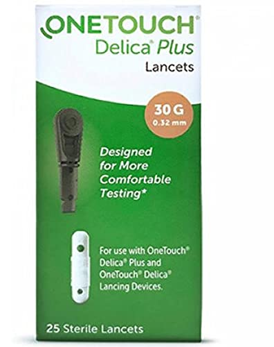 OneTouch Delica Plus Lancets | 4 Pack of 25 Lancets | For Virtually ...