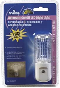 Leviton Automatic On/off Led Night Light - White. - Amazon.com