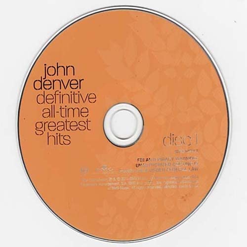 John Denver - Definitive All-Time Greatest Hits ~ John Denver ~ Rock ...