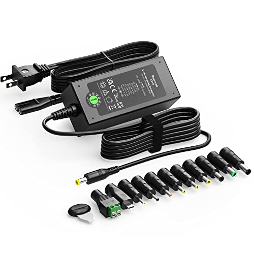 Basicvolt 45W Universal 15V 13.5V 12V 9V 7.5V 6V 5V DC Power Supply ...