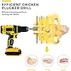 Amazon.com : ZenxyHoC Chicken Plucker Drill Attachment, 3/8" MPT Shank ...