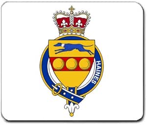 Amazon.com: Haines England Family Crest Coat of Arms Mouse Pad : Office ...