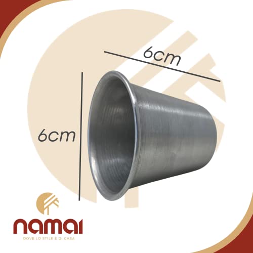 Baba Molds, Baba Molds, Aluminium Baking Molds, Baba Moulds Measures 6 ...